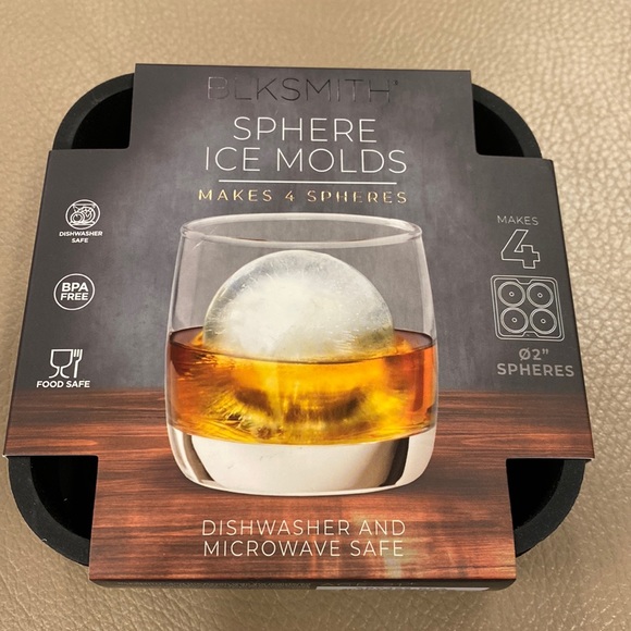Blksmith | Kitchen | Sphere Ice Molds By Blksmith Tray 4 Spheres | Poshmark